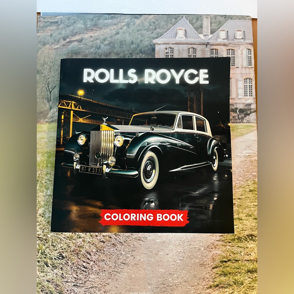 Rolls Royce Coloring Book - Gem